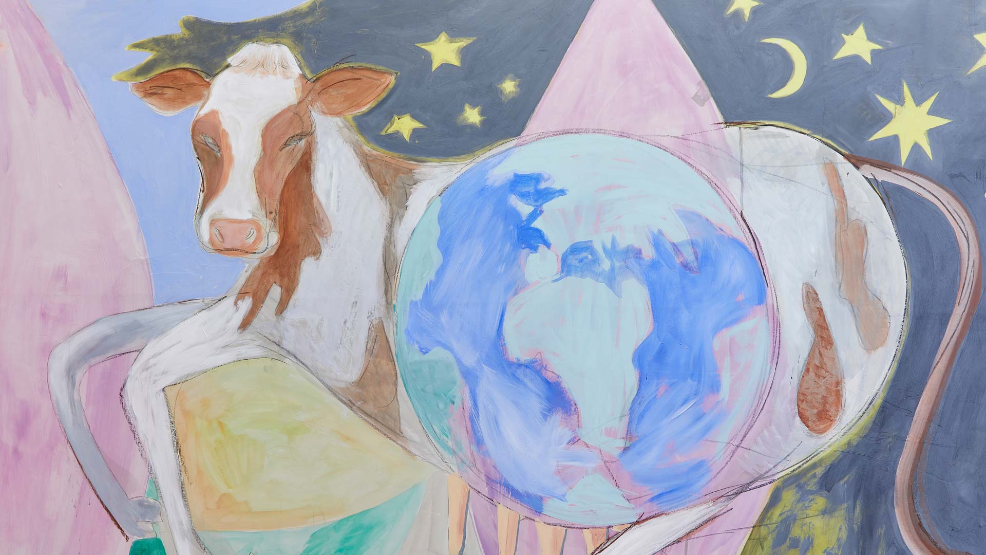 Global Cows at Damien & The Love Guru – Art Viewer