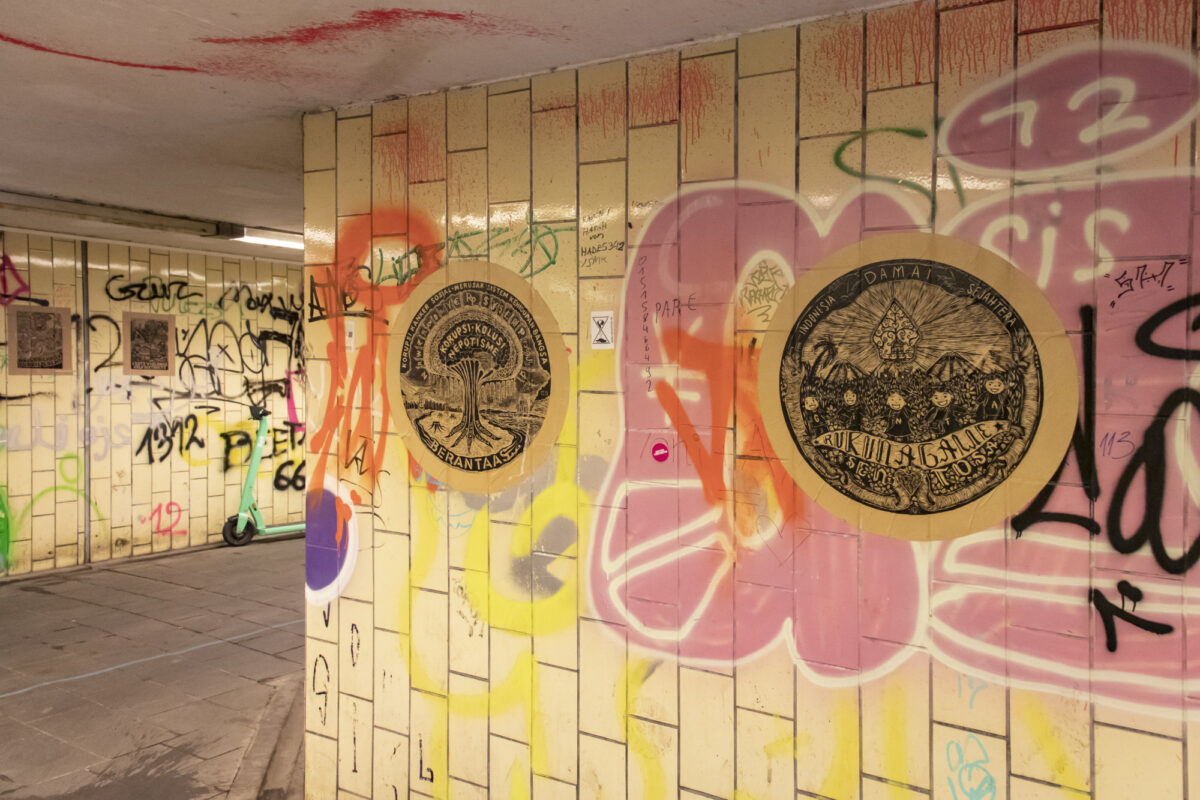 documenta 15: Platz der Deutschen Einheit (Underpass), Rainer-Dierichs ...