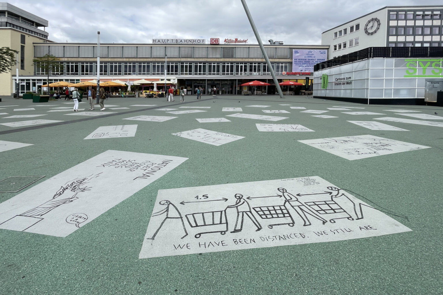 documenta 15: Platz der Deutschen Einheit (Underpass), Rainer-Dierichs ...