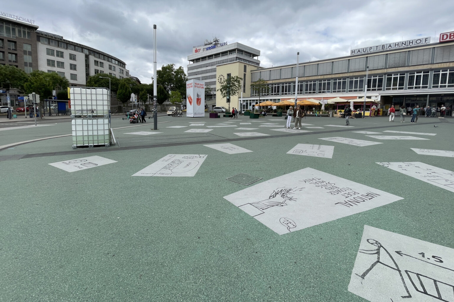 documenta 15: Platz der Deutschen Einheit (Underpass), Rainer-Dierichs ...