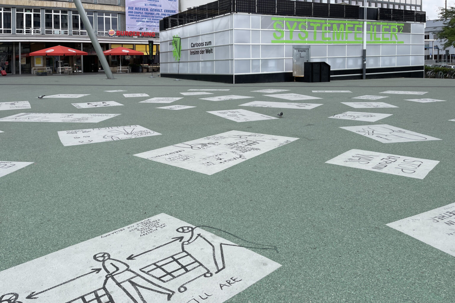 documenta 15: Platz der Deutschen Einheit (Underpass), Rainer-Dierichs ...