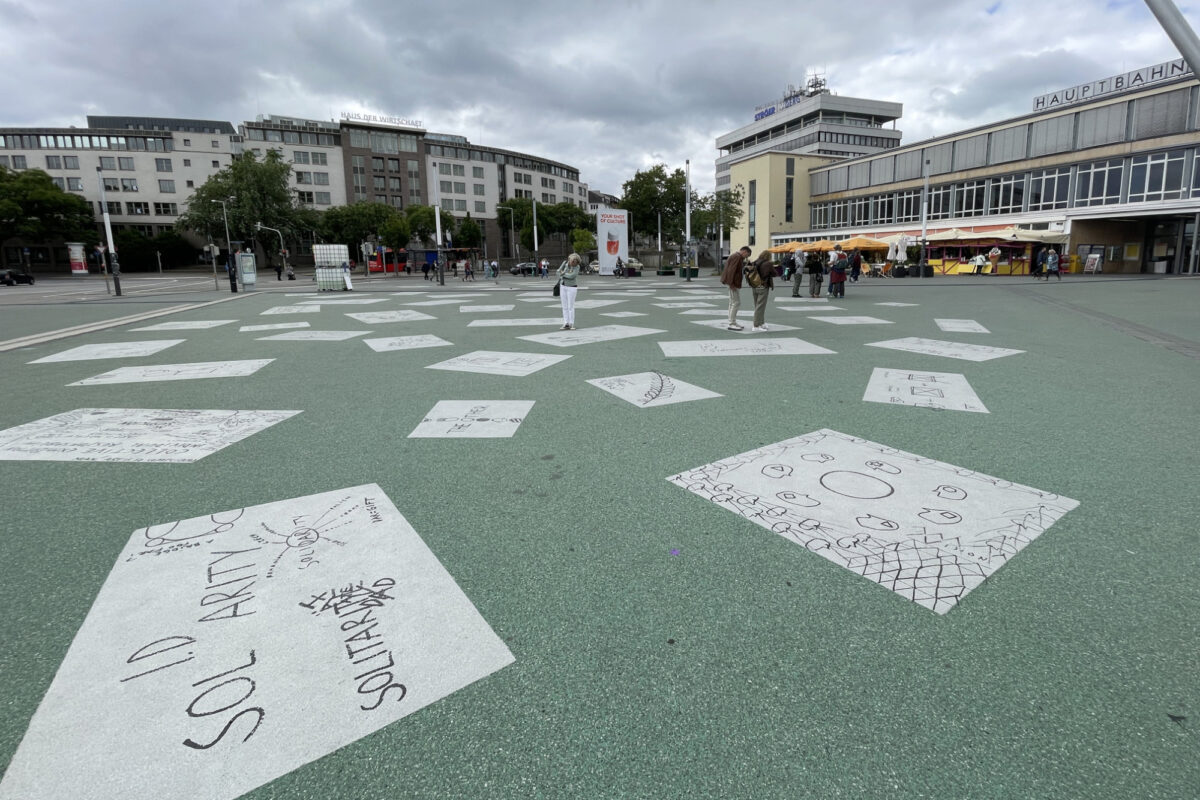 documenta 15: Platz der Deutschen Einheit (Underpass), Rainer-Dierichs ...
