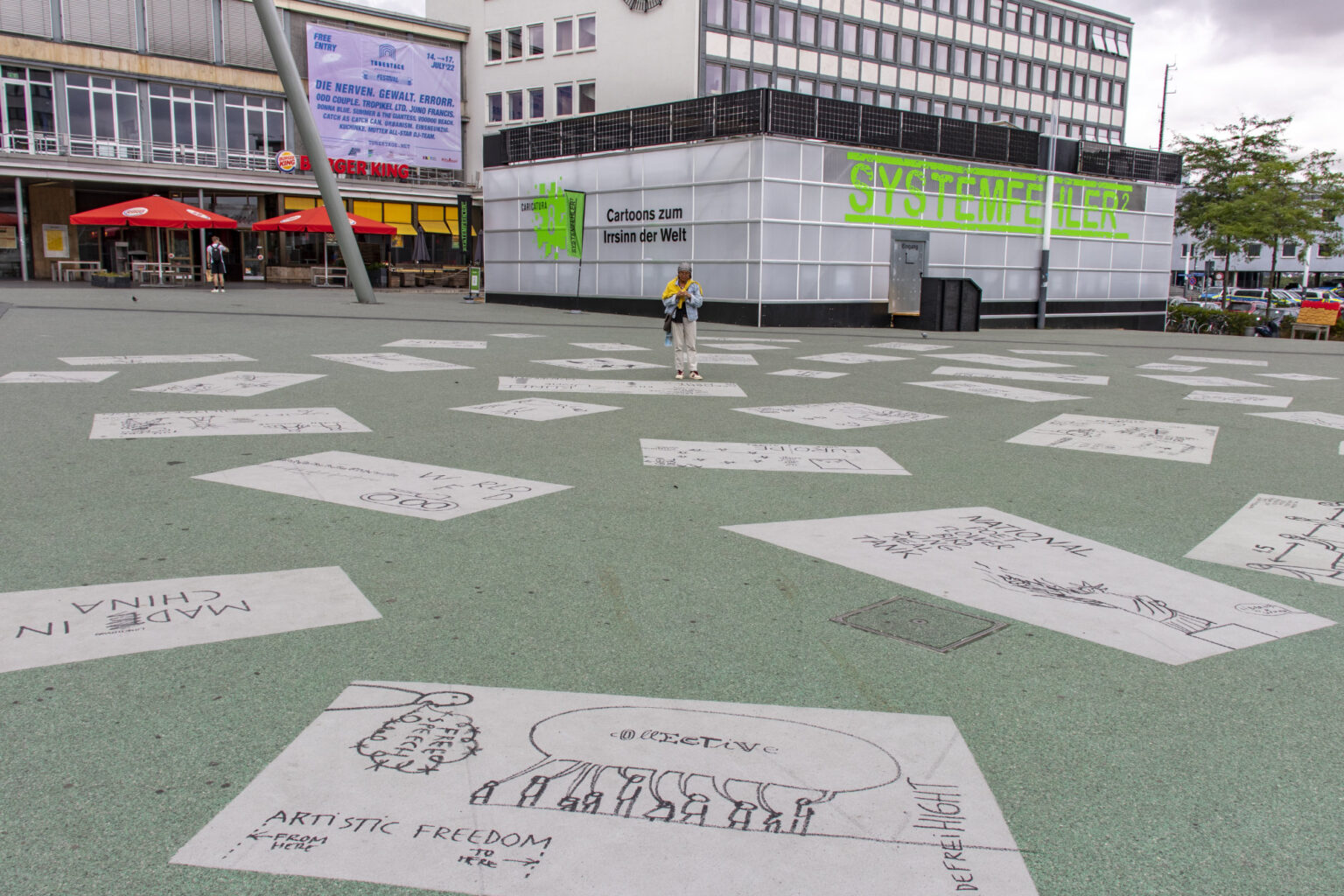 documenta 15: Platz der Deutschen Einheit (Underpass), Rainer-Dierichs ...