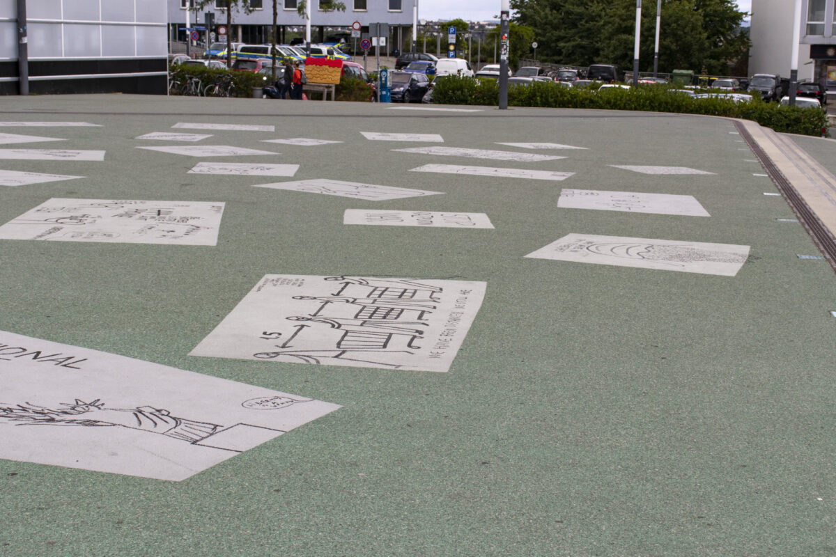 documenta 15: Platz der Deutschen Einheit (Underpass), Rainer-Dierichs ...