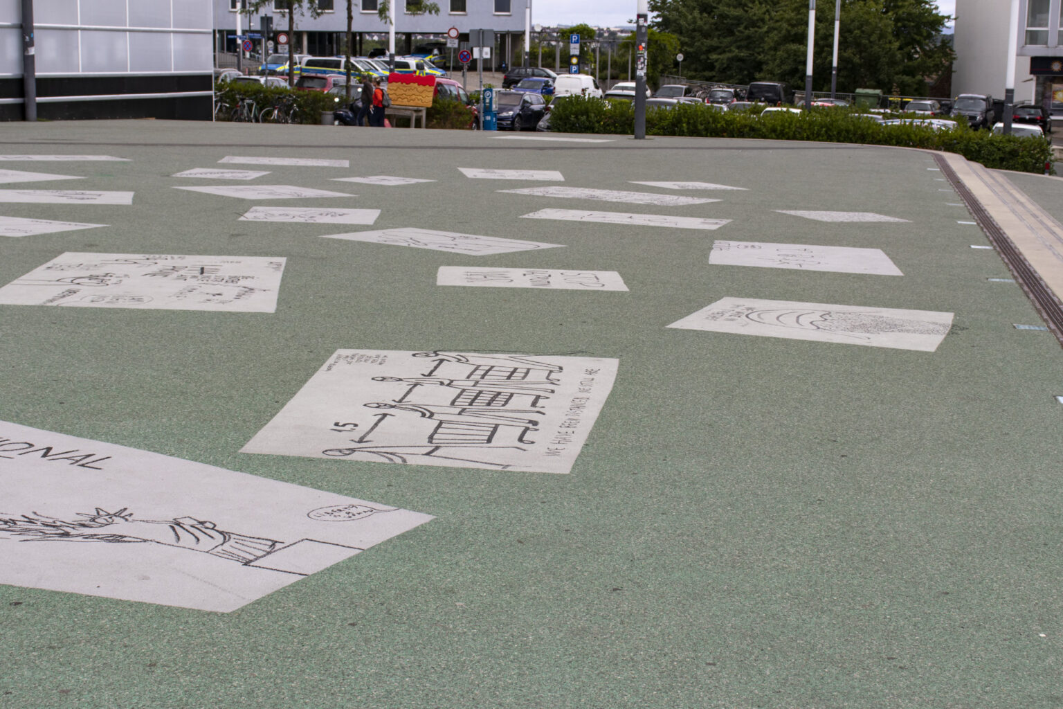 documenta 15: Platz der Deutschen Einheit (Underpass), Rainer-Dierichs ...
