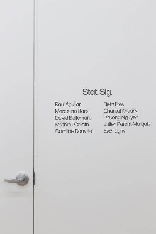Stat.Sig. at Tap Art Space – Art Viewer