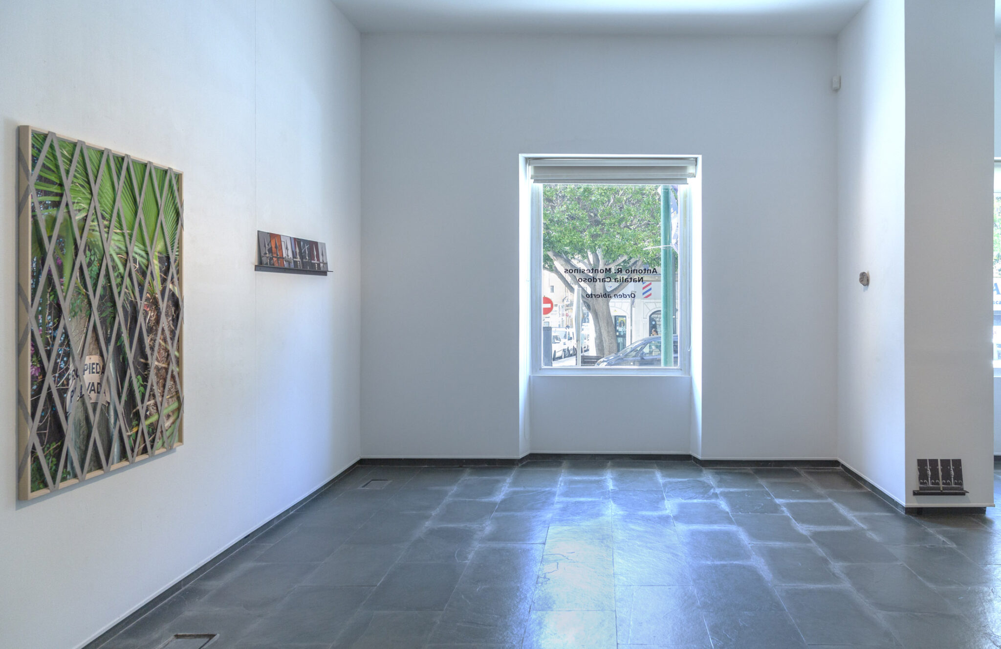 Antonio R. Montesinos and Natalia Cardoso at Galería Isabel Hurley ...