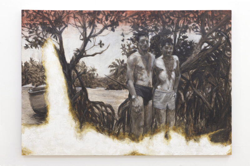 Ada del Pilar Ortiz and Daniel Pabón at Embajada – Art Viewer