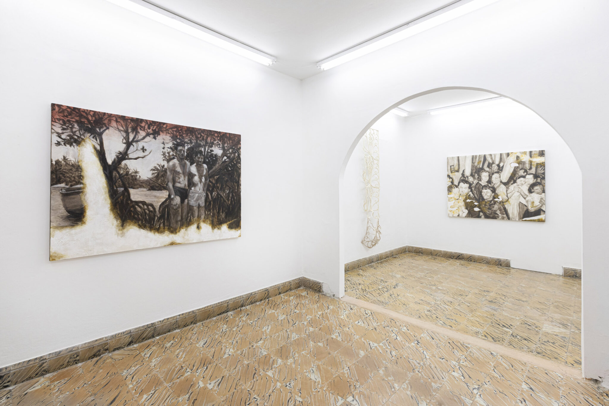 Ada del Pilar Ortiz and Daniel Pabón at Embajada – Art Viewer