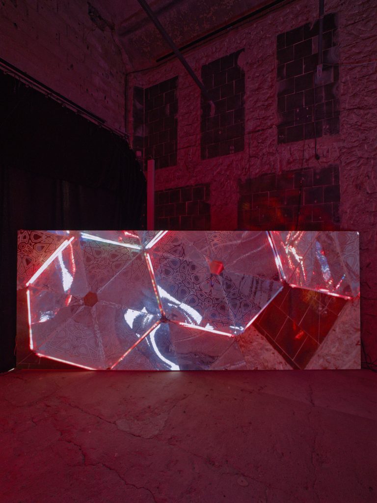 Sara Ouhaddou and Mounir Ayache at Passerelle Centre d’art contemporain ...