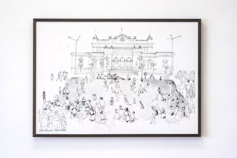 Jump! Don’t Jump at Swimming Pool, Sofia – Art Viewer